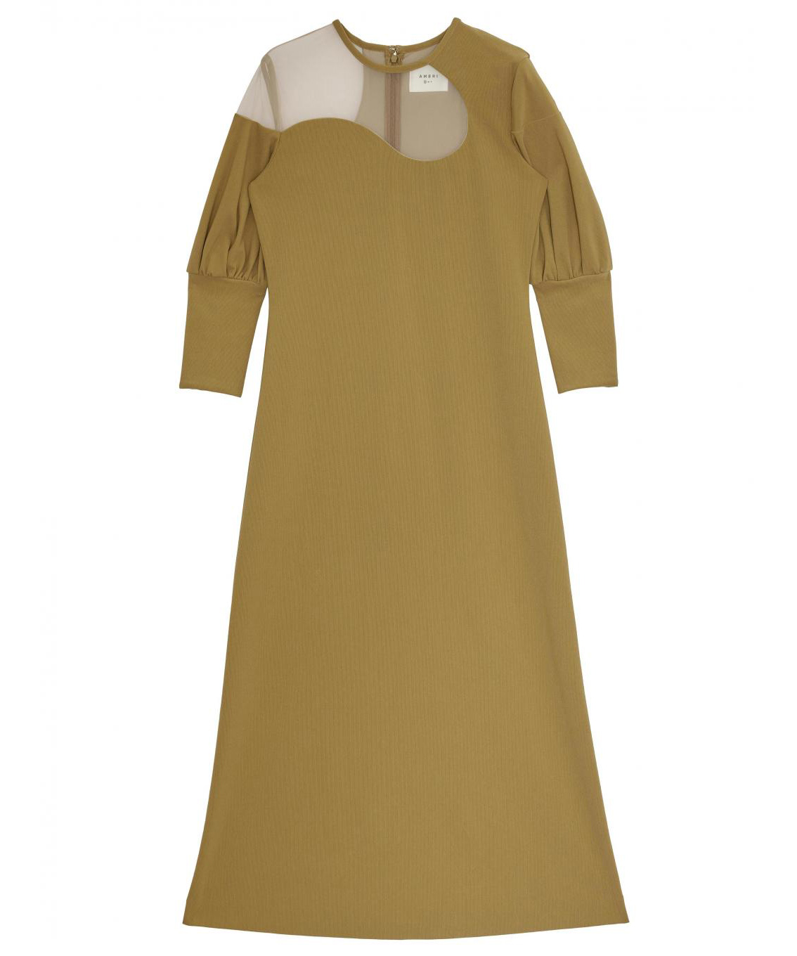 Ameri VINTAGE（アメリヴィンテージ） 【Sサイズ】LAKE CURVE TRICOT RIB DRESSShareris | 特別な”時”のためのレンタルサイト